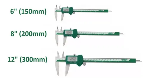 Pack Calibradores Vernier Digital 6 8 Y 12 Pulgadas Insize Envío Gratis