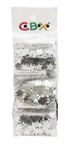 Lentejuelas Estrella N° 18 Marca Cbx X 12 Sobres
