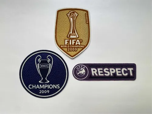Set De Parches Fútbol Barcelona 2009 2010 Meses Sin Intereses
