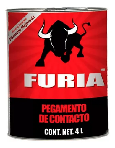 Pegamento Blanco Furia Contacto Lata 4 Lts Líquido | Envío gratis Pegamento Blanco Furia Contacto Lata 4 Lts Líquido | Envío gratis
