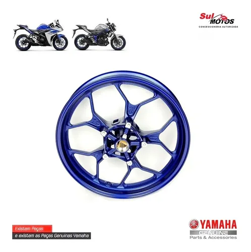 Aro Da Roda Dianteira Azul Yzf R3 Std Mt 03 Std Original L Aro Da Roda Dianteira Azul Yzf R3 Std Mt 03 Std Original L