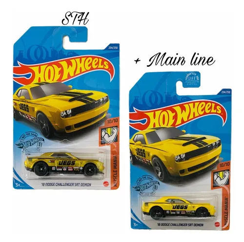 Hot Wheels Super Treasure Hunt Dodge Challenger Srt Demon Envío Gratis