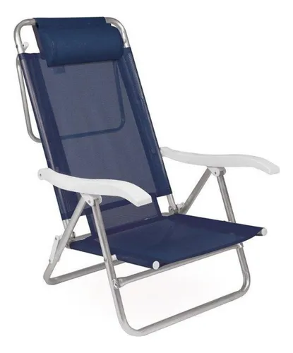 Cadeira Praia Max Alumínio Oversize Reforçada Até 150kg Pret | Frete grátis Cadeira Praia Max Alumínio Oversize Reforçada Até 150kg Pret | Frete grátis
