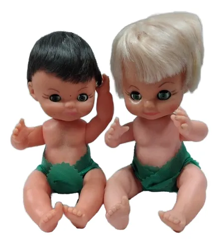 Dos Muñecas Antiguas De Coleccion Marca Piel Rose De Los 70s | MercadoLibre