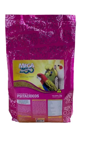 Ração Megazoo Farinhada Para Psitacideos - 5 Kg | Frete grátis Ração Megazoo Farinhada Para Psitacideos - 5 Kg | Frete grátis
