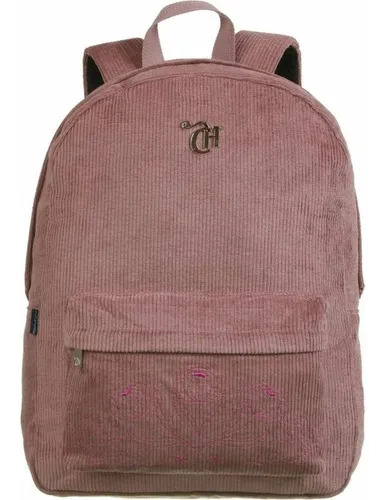 Mochila Capricho Velvet - Pink 11857 | Parcelamento sem juros