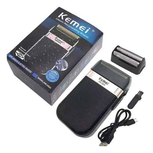 Shaver Máquina Kimei Km-2024 Barbeadora Bi-volt Original | Parcelamento sem juros