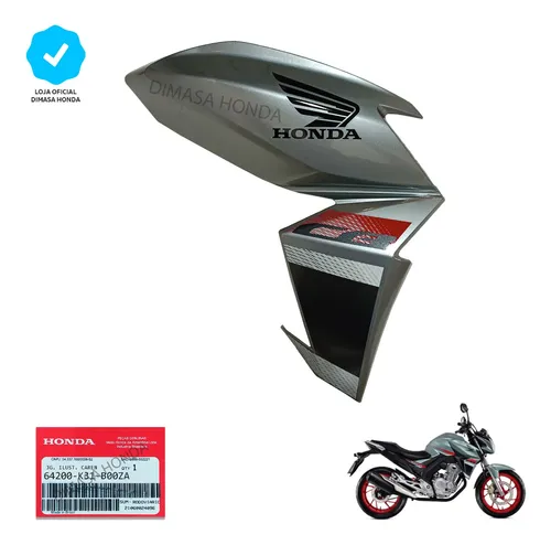Aba Do Tanque Direita Cb 250f Twister 2018 Original Honda