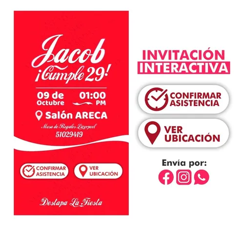 Invitación Digital Adulto Tematica Coca Cola en venta en Tuxtla ... Invitación Digital Adulto Tematica Coca Cola en venta en Tuxtla ...