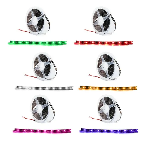 10 Tira Led 3528 Rollo 5m Recortable Interior Exterior F1 Envío Gratis