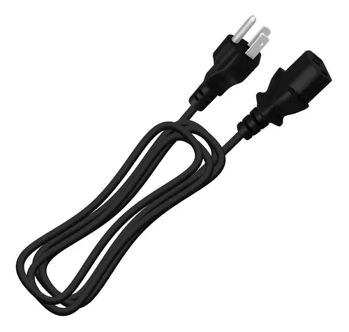Cable Trifasico De Corriente Alimentacion Pc Cpu Monitor 1.4 Cable Trifasico De Corriente Alimentacion Pc Cpu Monitor 1.4