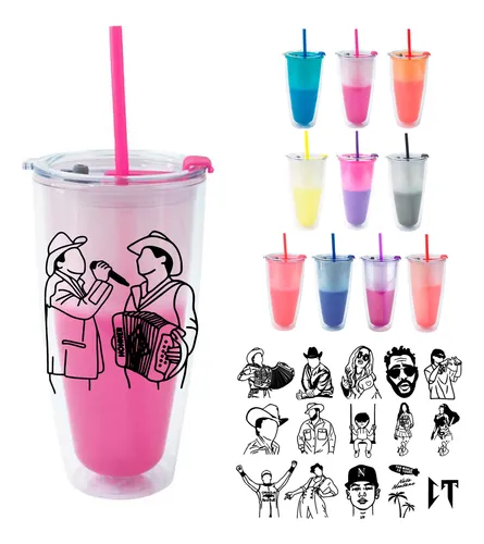 Vaso Mágico Personalizado Diseño Especial Siluetas Artistas Mercadolibre