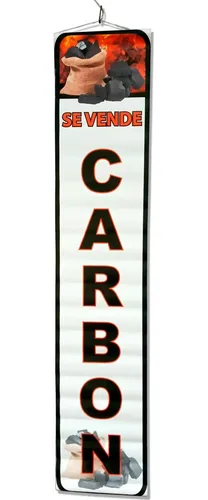 Pendon Publicitario De Carbon 20x100 | Cuotas sin interés