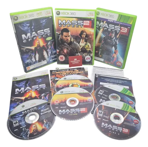 Mass Effect 1 / 2 / 3 - Xbox 360: Trilogia Completa Original ...