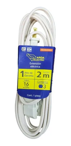Extensión Eléctrica Arda Uso Domestico 2 Mts | MercadoLibre Extensión Eléctrica Arda Uso Domestico 2 Mts | MercadoLibre