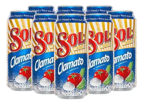 Cerveza Sol Clamato RTD lata 473 mL 24 unidades | Meses sin interés
