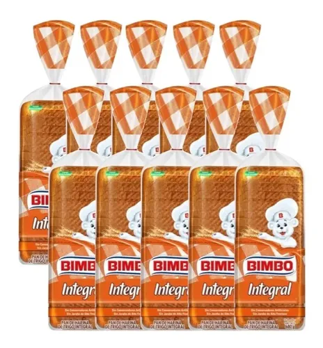 Pan Integral Bimbo 680g (10 Panes) | Envío gratis