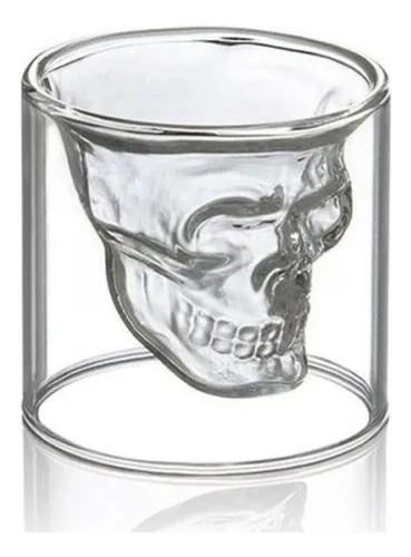 Copo Shot Caveira P/ Dose 75ml Tequila Whisky Cristal Skull | Frete grátis Copo Shot Caveira P/ Dose 75ml Tequila Whisky Cristal Skull | Frete grátis