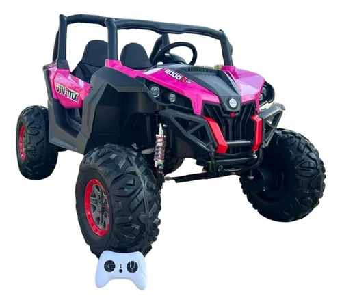 Carrinho Elétrico Infantil Buggy Utv Rosa 12v | Parcelamento sem juros Carrinho Elétrico Infantil Buggy Utv Rosa 12v | Parcelamento sem juros