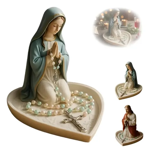 Portador Del Rosario Jesús / Virgen María Yz | MercadoLibre