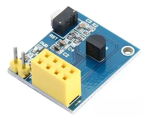 Módulo Sensor De Temperatura Esp8266 Esp-01 Esp-01s Ds18b20 Módulo Sensor De Temperatura Esp8266 Esp-01 Esp-01s Ds18b20