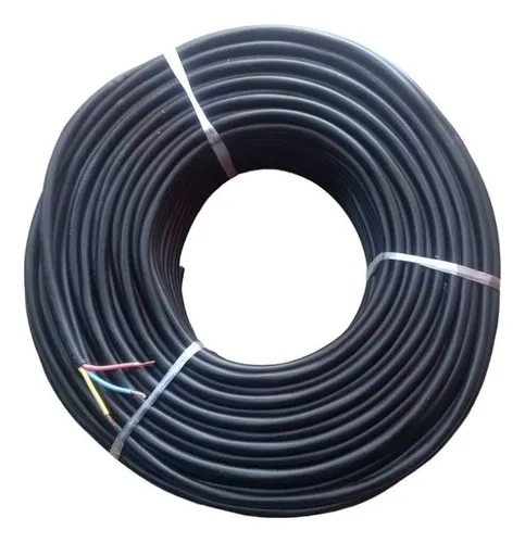 3x2.5mm 100 Mts Negro Cable Cordón Electrico | Cuotas sin interés