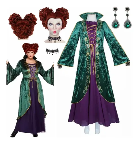 Disfraz De Gala De Winifred Sanderson, Disfraz De Cosplay | Meses sin ...