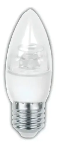 Foco Led Filamentos Tipo Vela 4w Luz Calida Base E27 Vintage Color De