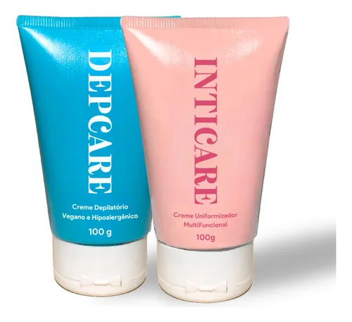 Kit Beleza Íntima: Depilador Depcar E Clareador Inticare | Parcelamento ...