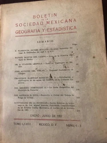 Boletin De La Sociedad Mexicana De Geografia Y Estadistica | MercadoLibre Boletin De La Sociedad Mexicana De Geografia Y Estadistica | MercadoLibre