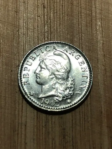 Moneda Argentina 5 Centavos 1942 Níquel | MercadoLibre
