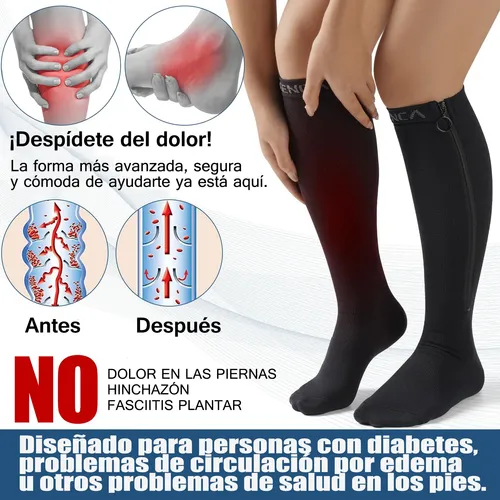 Medias Neenca Compresión Con Cierre 20-30 Mmhg Para Varices | MercadoLibre