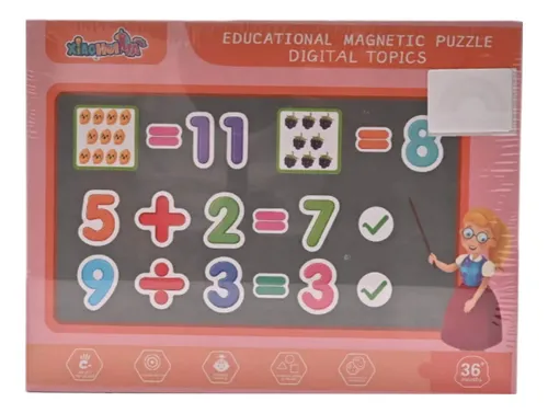 Rompecabezas Magnético Puzzle Aprender Números Suma-resta R | Cuotas ... Rompecabezas Magnético Puzzle Aprender Números Suma-resta R | Cuotas ...