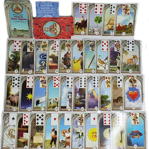 Baralho Cigano Cartas Da Vovo Cigana Tarot Cigano Lenornand Parcelamento Sem Juros