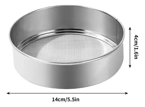 Peneira De Farinha De Aço Inox Para Cozinha | MercadoLivre