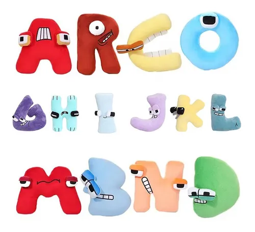 Muñeco De Peluche Alphabet Lore Con La Letra A A La Z, Jugue | Cuotas ...