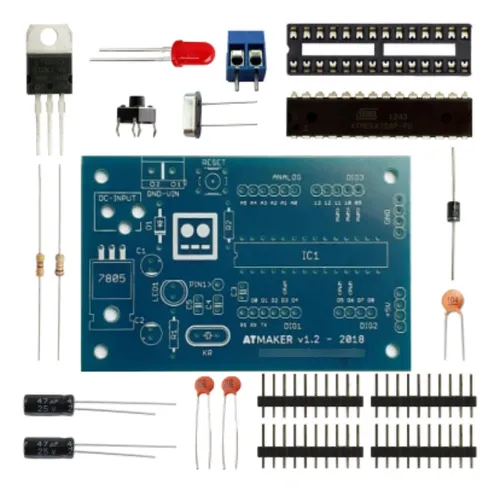 Kit Standalone Atmaker Para Arduino Com Atmega328p Atmega Mercadolivre