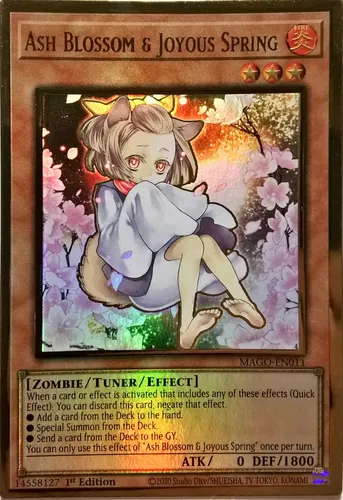 Yugioh - Ash Blossom & Joyous Spring (alt. Art) - Mago-en011 | Parcelamento sem juros