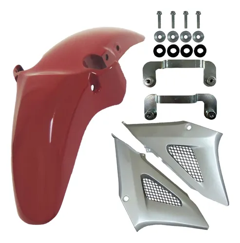 Paralama Tampa Lateral Suporte Parafusos Cbx 250 Twister Frete Grátis