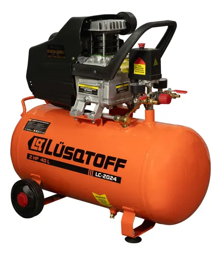 Compresor Neumatico De Aire 2hp 1500w 40 Litros Lusqtoff Compresor Neumatico De Aire 2hp 1500w 40 Litros Lusqtoff