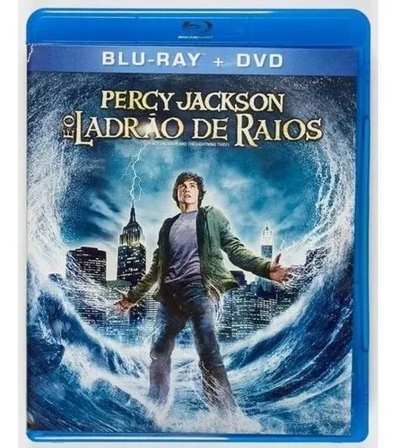 Blu Ray E Dvd Percy Jackson E O Ladrão De Raios Parcelamento Sem Juros