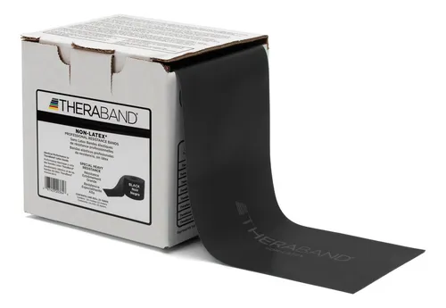 Rollo Resistance Band Theraband Special Heavy Black De 25 M | Envío gratis