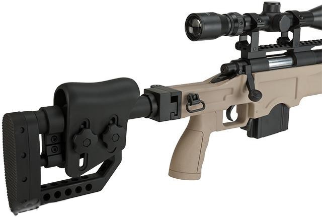 Airsoft Rifle Francotirador Well Mb4411d De Resorte | Mercado Libre