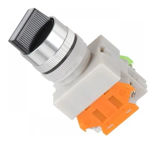 Selector 2 Posiciones 22mm 1 Nc + 1 No 10a | Cuotas sin interés