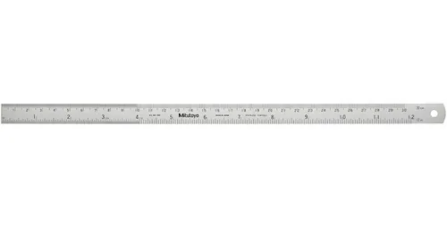 Regla Acero Inoxidable 300 Mm 12 Pulg 182 305 Mitutoyo Envío Gratis