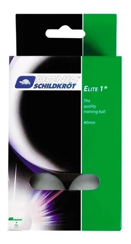 Pelotitas Ping Pong Donic Elite 1 Estrella Blancas 40 Mm | MercadoLibre