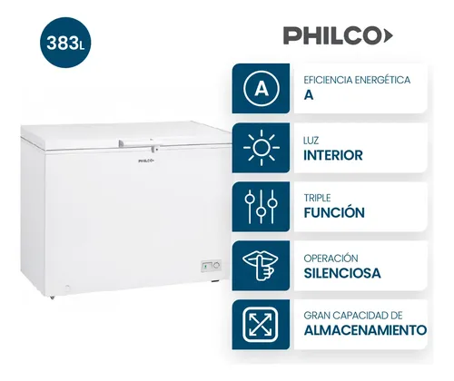 Freezer De Pozo Philco Phch410bm 383l Color Blanco | Envío gratis