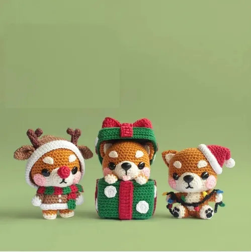 Amigurumis Set X 3 Patrones De Perritos Navideños en venta en San ... Amigurumis Set X 3 Patrones De Perritos Navideños en venta en San ...