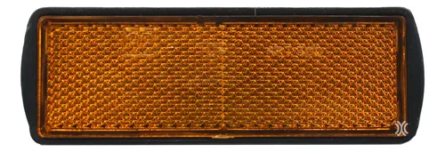 Reflectivo Rectangular Ambar Con Tornillos Acce Plastic Ambar ...