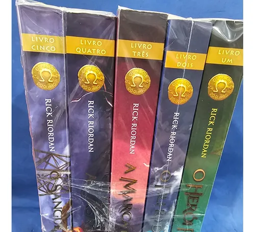 Kit Heróis Do Olimpo Completo 5 Volumes Rick Riordan Editora